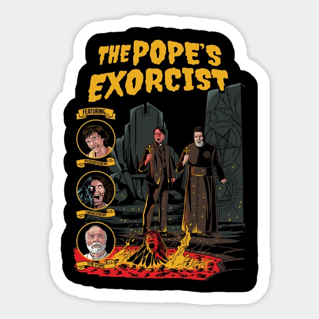 Pope's Exorcist Dungeon - Popes Exorcist - Sticker | TeePublic