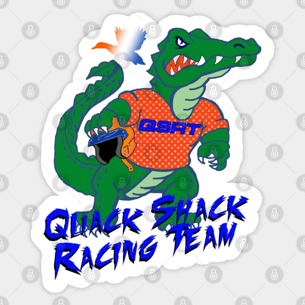 Quack Shack Racing Team - Quack - Sticker | TeePublic