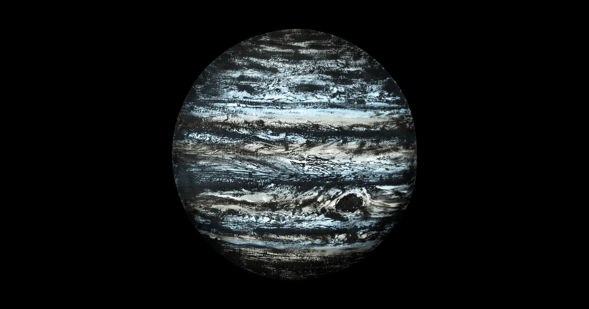 JUPITER Solar System Design - Jupiter - Sticker | TeePublic