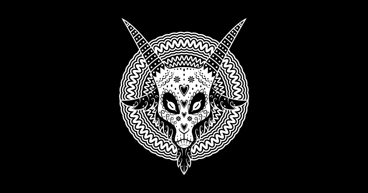 Goat of the dead - Satanic - Sticker | TeePublic