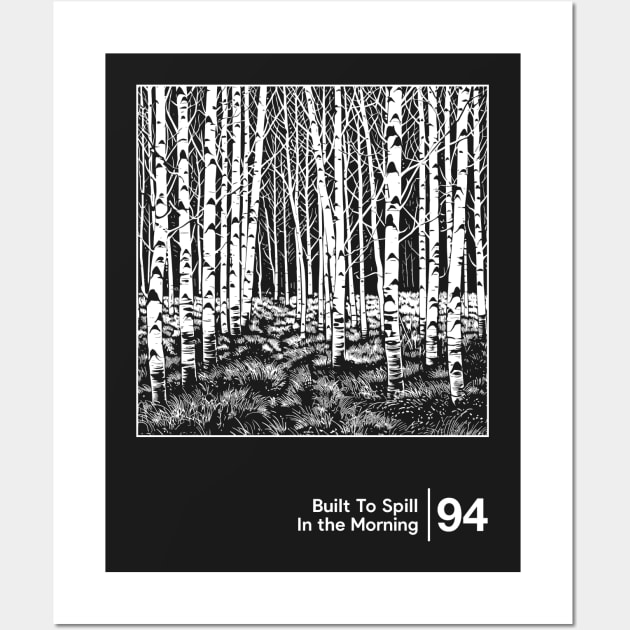 Built To Spill - Minimalist Graphic Fan Artwork Design - Built To Spill ...