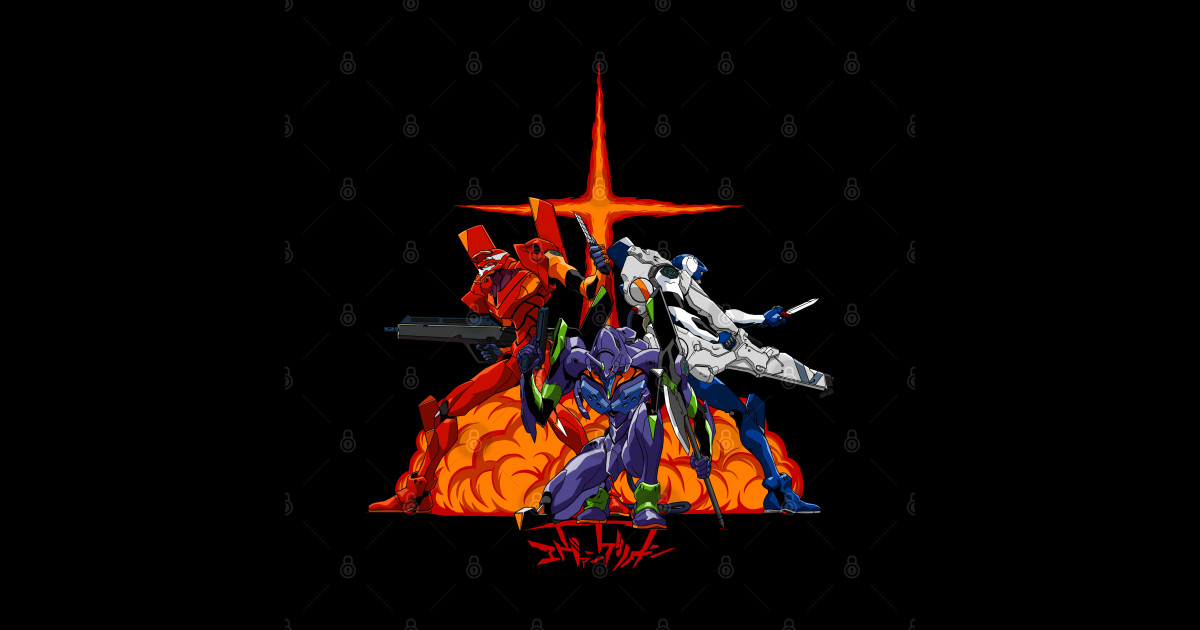 The Angel Slayer - Evangelion - Sticker | TeePublic