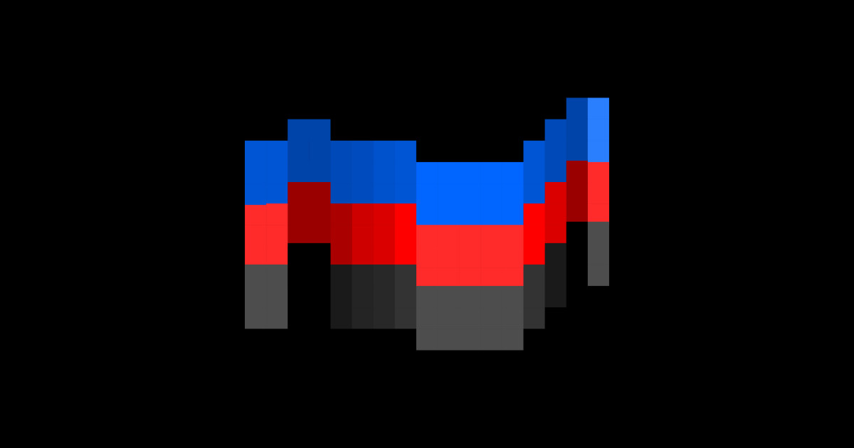 Pixel Poly Pride Flag - Polyamorous Pride - Sticker | TeePublic