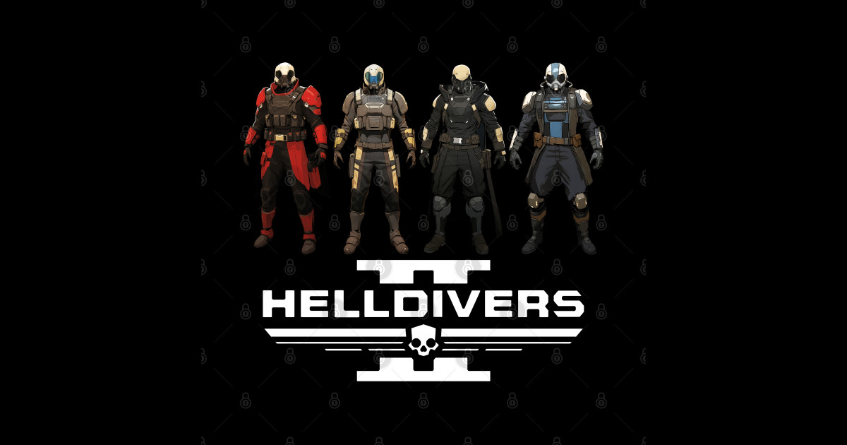 Helldivers 2 - Helldivers Art - Sticker | TeePublic