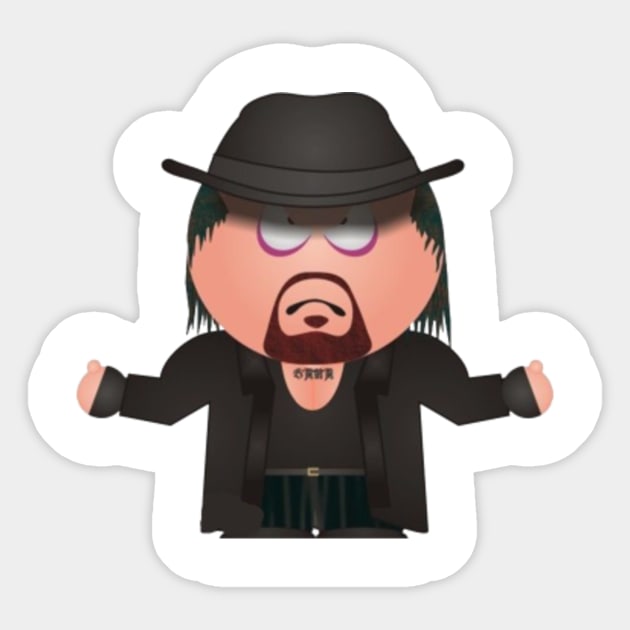 The Undertaker Wwe - The Undertaker - Sticker | TeePublic