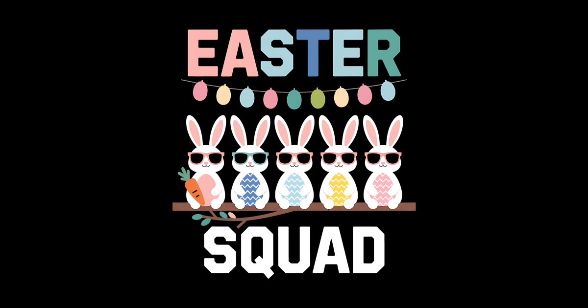 Easter Squad Bunnies Family - Easter Squad Bunnies Family - Sticker ...