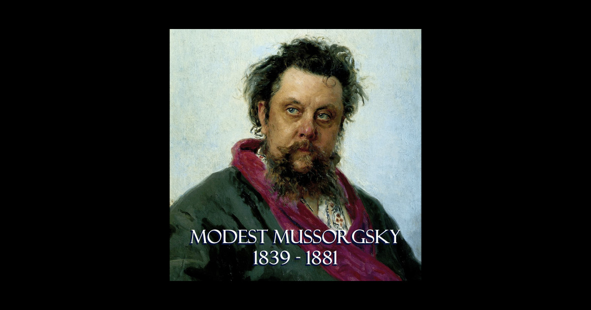 Great Composers: Modest Mussorgsky - Classical Music Composer - Posters ...