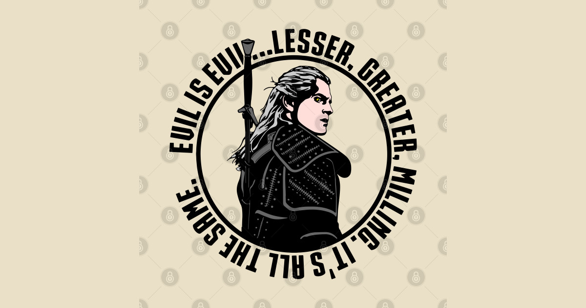 Evil is Evil... - Tv Shows - T-Shirt | TeePublic