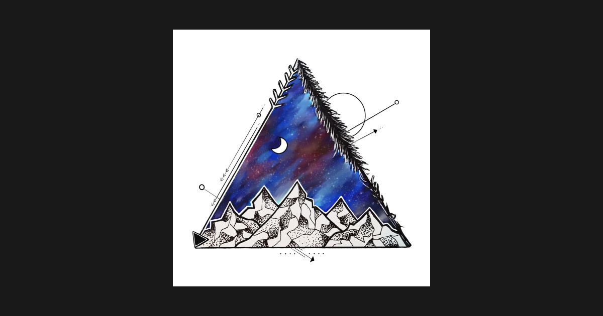 Triangle Aesthetic - Triangle - T-Shirt | TeePublic