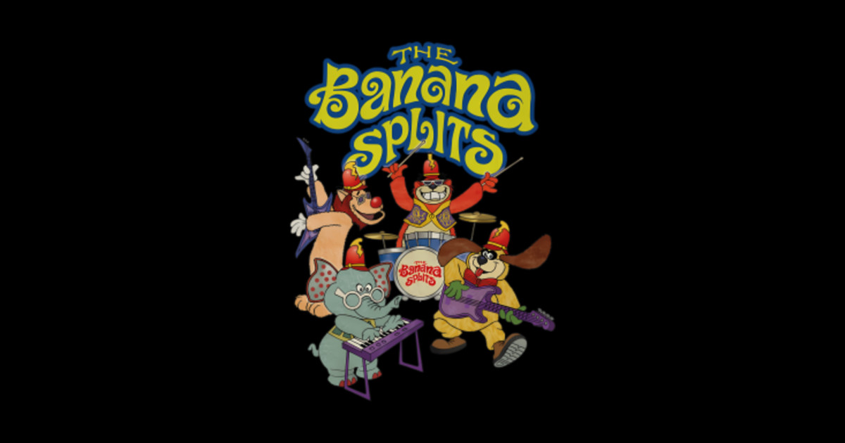 Merch new logo The banana Splits Band - Banana Splits Band - Sticker ...