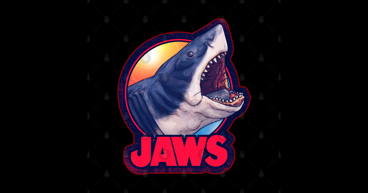 Jaws movie - Jaws - Sticker | TeePublic