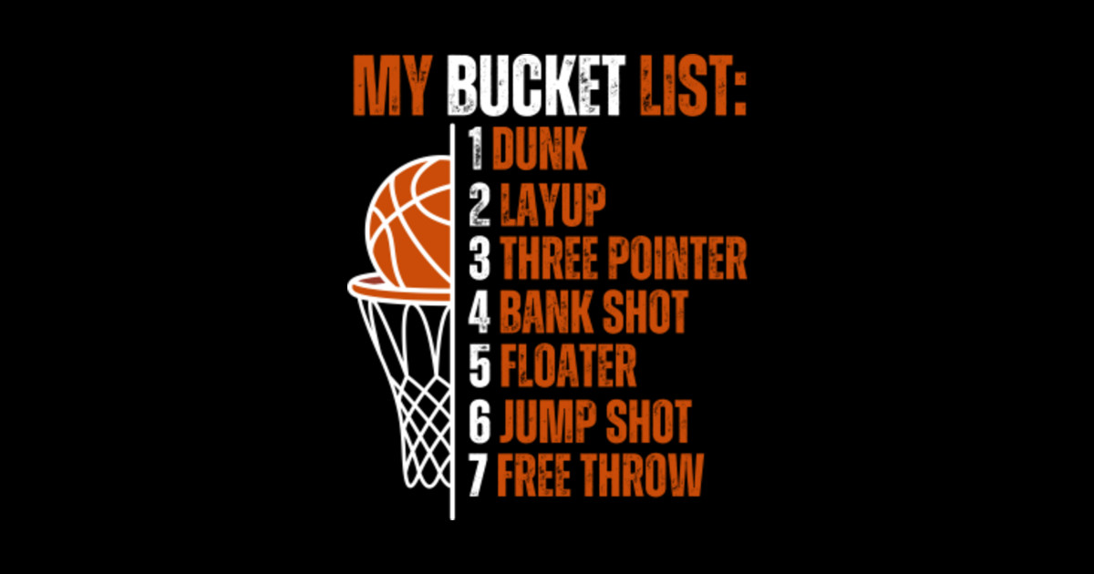 Funny Basketball Player My Bucket List - Funny Basketball Player ...