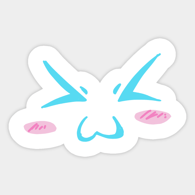 Rimuru face style - Rimuru Slime - Sticker | TeePublic