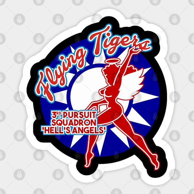 Flying Tigers - Flying Tigers - Sticker | TeePublic