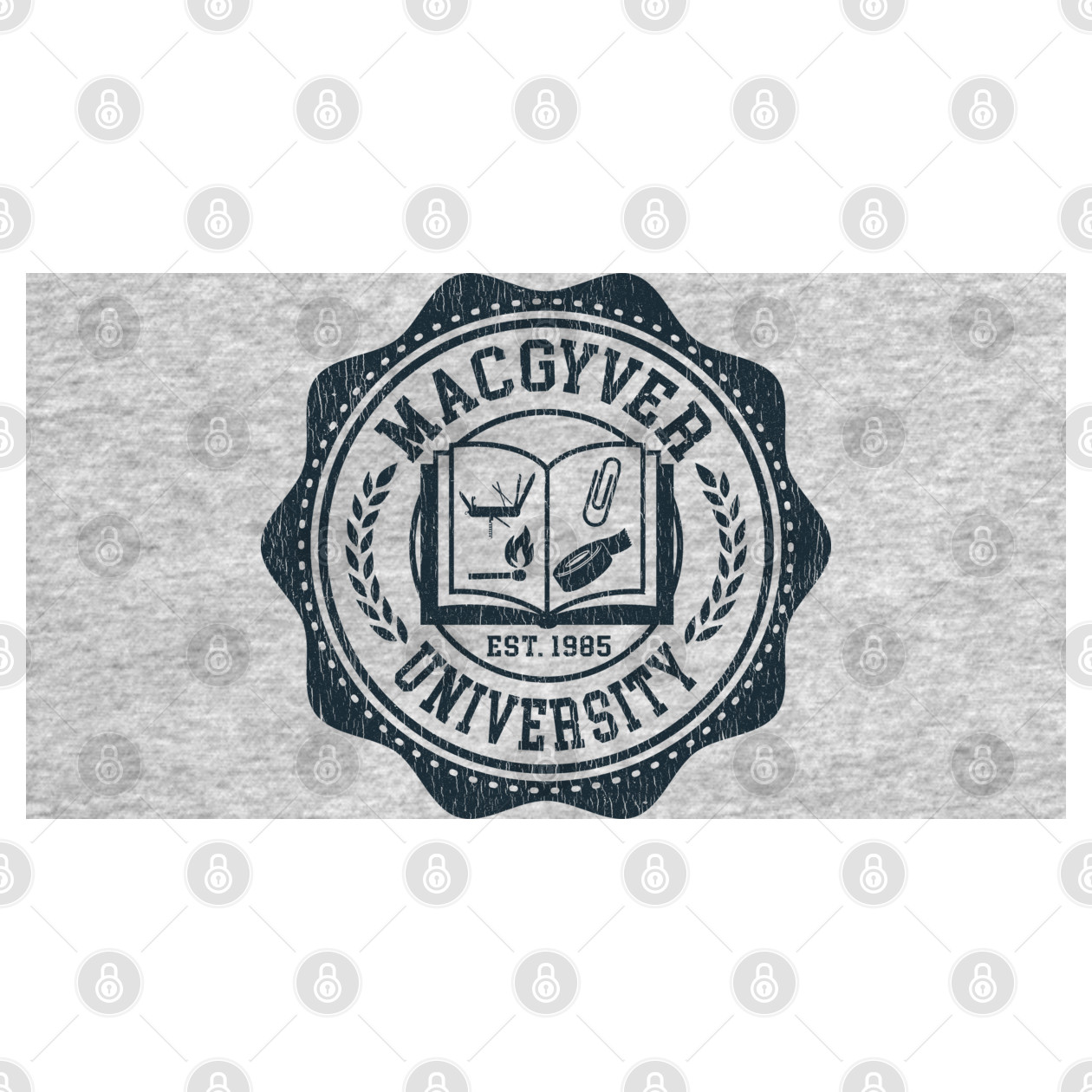 MacGyver University Lts Worn - Macgyver - T-Shirt | TeePublic