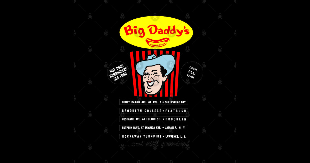 Big Daddy's - Big Daddy - Sticker | TeePublic