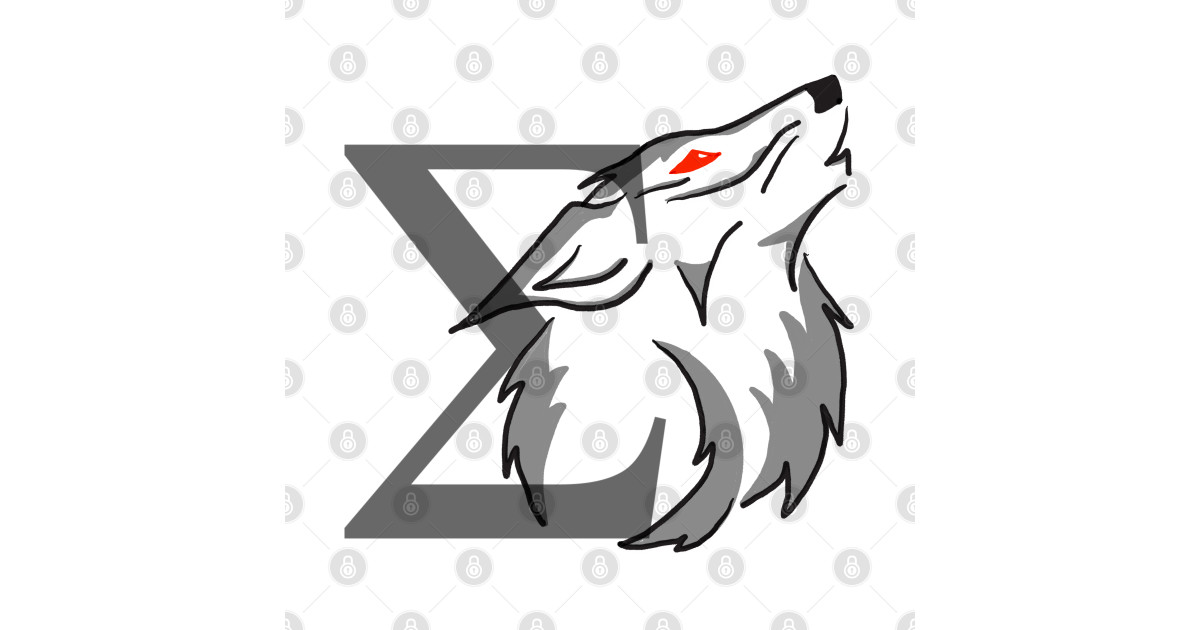 Sigma wolf - Sigma Male - Long Sleeve T-Shirt | TeePublic