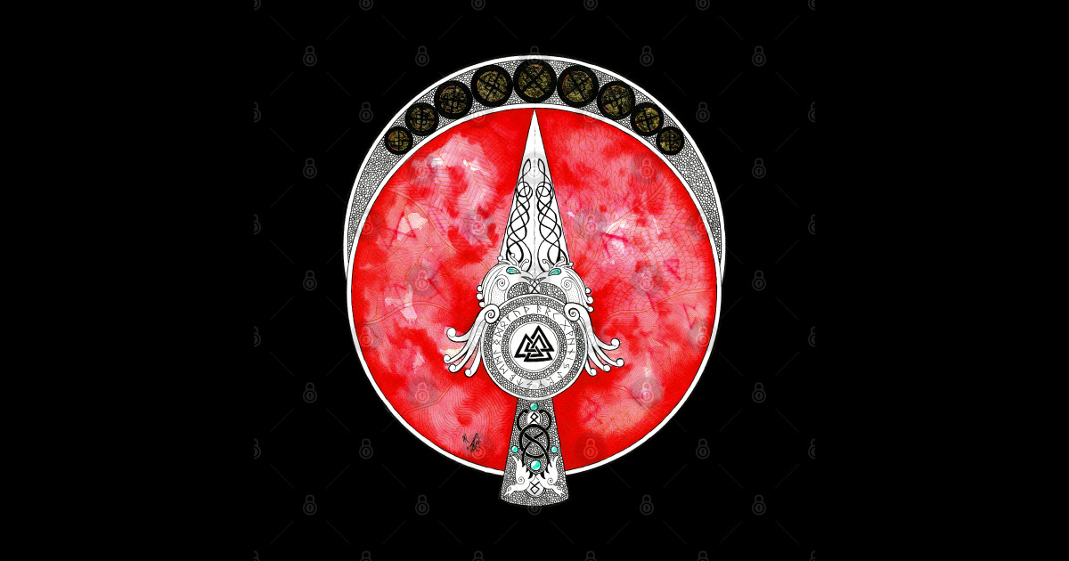 Gungnir - Norse Mythology - Sticker | TeePublic