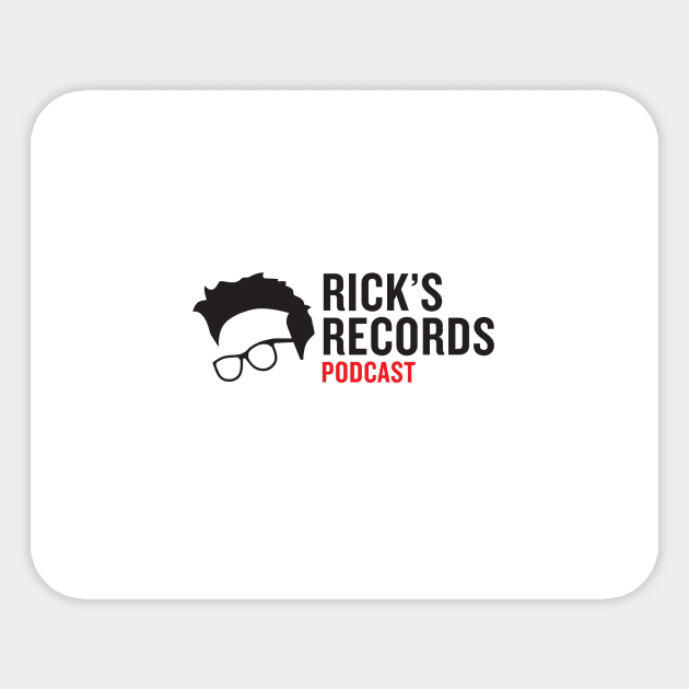 RRP ORIGINAL DESIGN - Ricks Records Podcast Music Pop Rock - Sticker ...