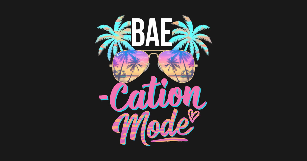 Vacation Summer Cute Couples Matching Baecation - Vacation Summer - T ...