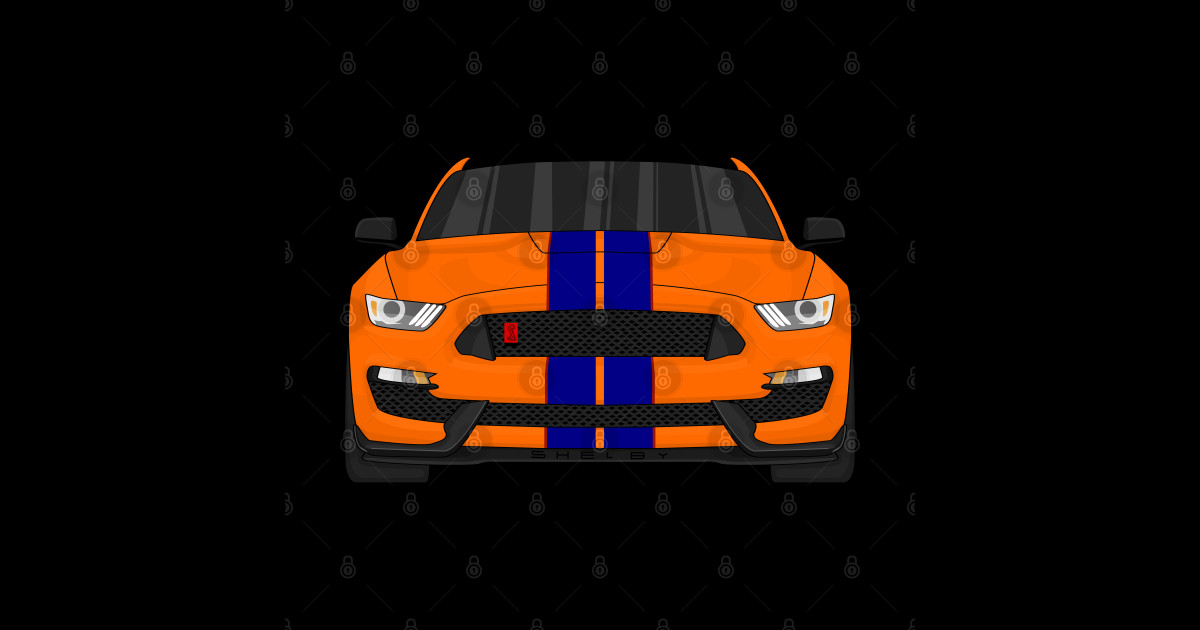 GT350R TWISTER ORANGE - Ford Mustang Shelby Gt350r - Sticker | TeePublic