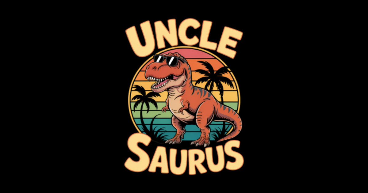 Unclesaurus T Rex Dinosaur Uncle Saurus Family Matching - Unclesaurus T ...