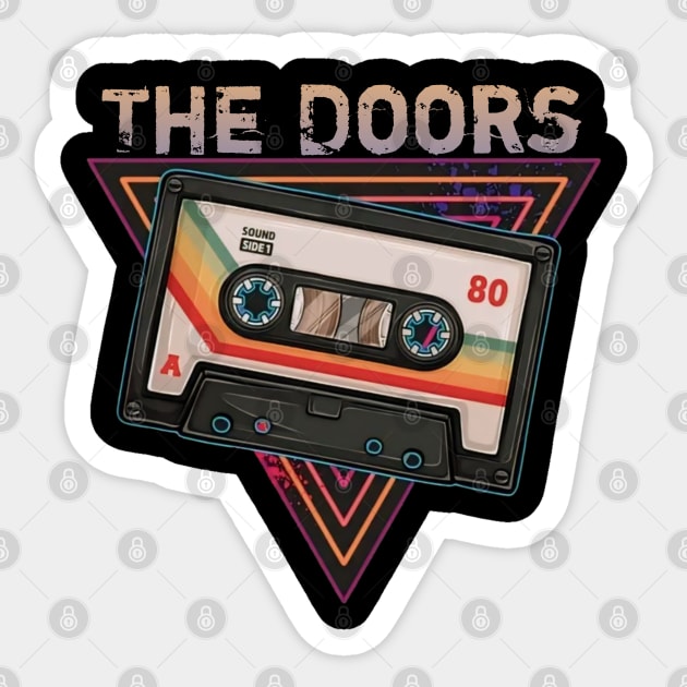 Classic The Doors - The Doors Rock And Roll - Sticker | TeePublic