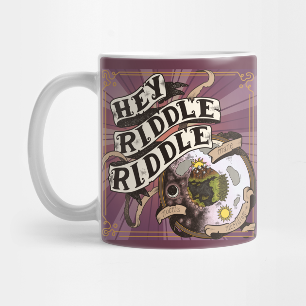 Hey Riddle Riddle logo - Hey Riddle Riddle - Mug | TeePublic