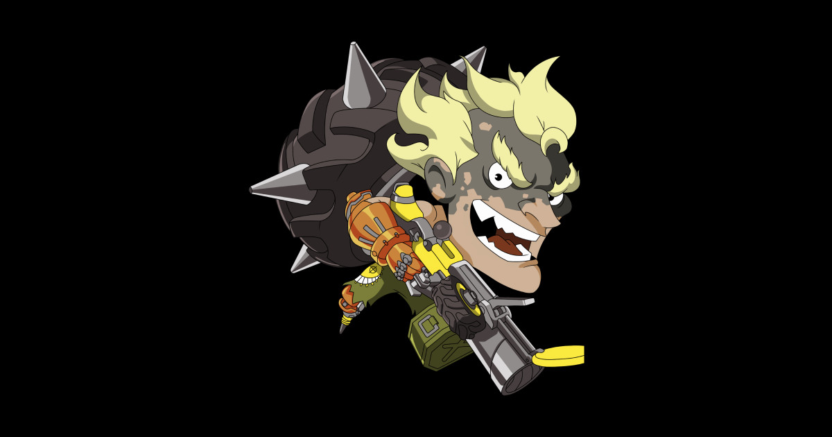 Junkrat cute spray - Overwatch - Sticker | TeePublic