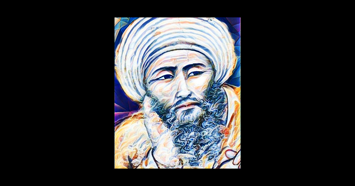 Averroes Portrait | Averroes Artwork 12 - Averroes - Sticker | TeePublic