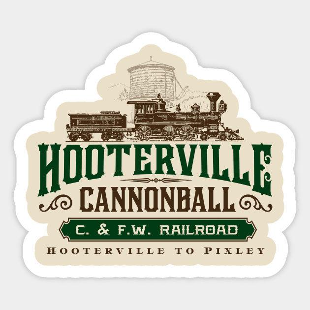 Hooterville Cannonball - Petticoat Junction - Sticker | TeePublic