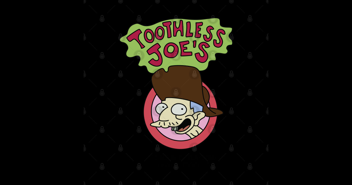 Toothless Joe's - Simpsons - Sticker | TeePublic
