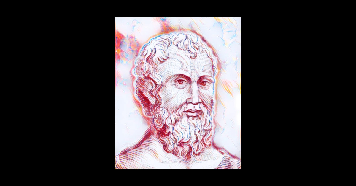 Zeno of Citium Portrait | Zeno of Citium Artwork | Line Art - Zeno Of ...