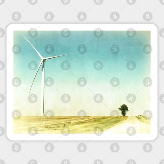 Wind Turbine - Wind Turbine - Sticker | TeePublic