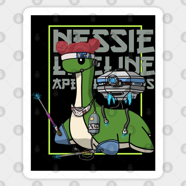 Nessie Lifeline Apex Legends - Apex Legends - Sticker | TeePublic