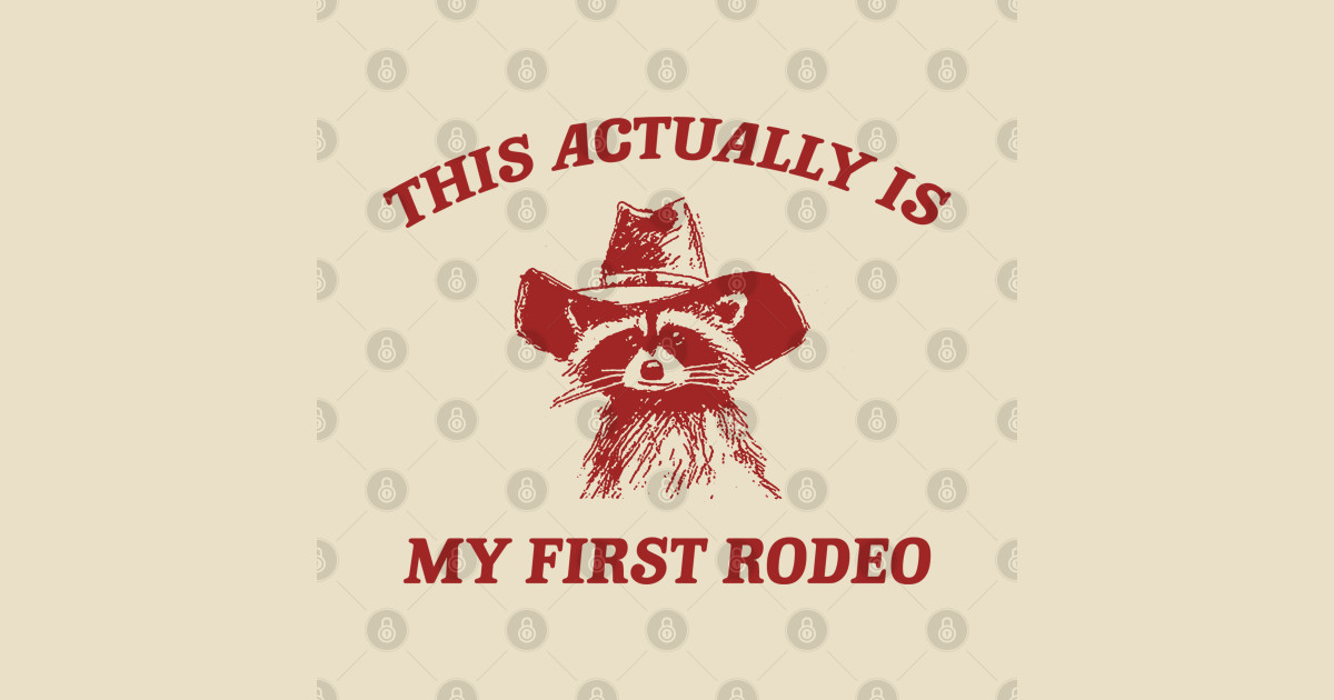 this actually is my first rodeo | funny raccoon trash panda meme ...