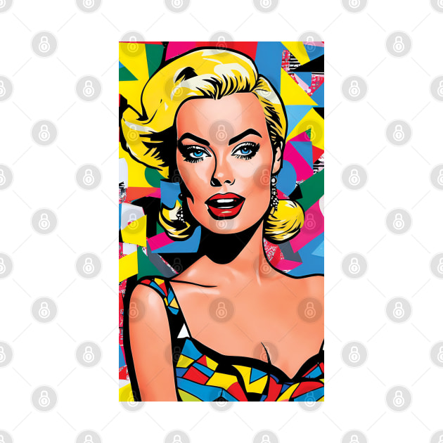Retro Margot Robbie / Barbie - Margot Robbie - T-Shirt | TeePublic