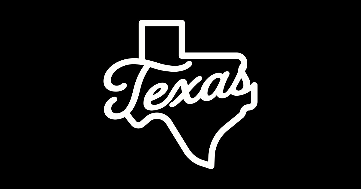 Texas Script - Texas Pride - Sticker | TeePublic