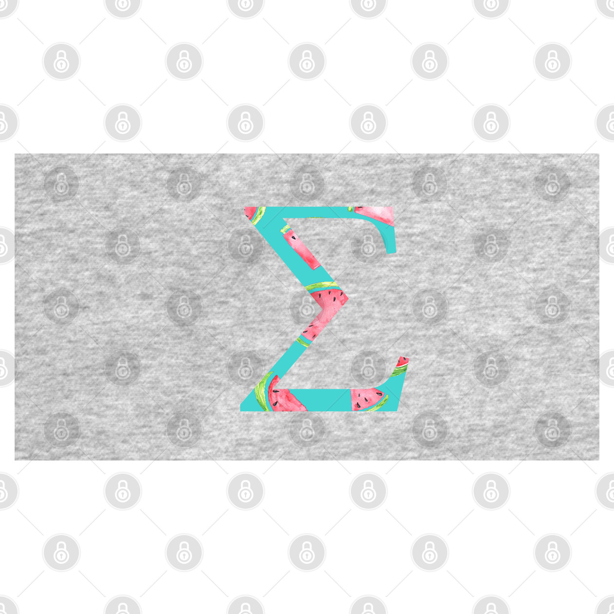 Sigma Watermelon Letter - Watermelon - T-Shirt | TeePublic