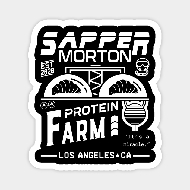 Sapper Morton Protein Farm - Blade Runner - Magnet | TeePublic