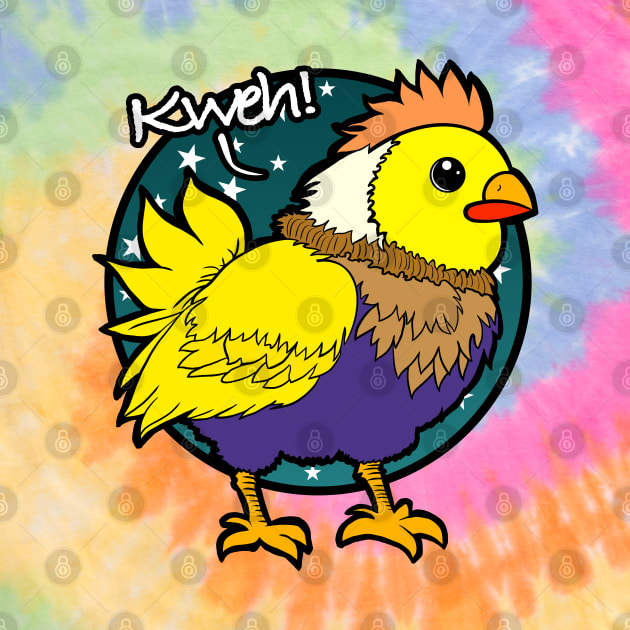 Kweh Fat Chocobo - Final Fantasy Creature - Monster Summon - Kweh - T ...