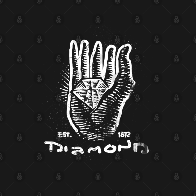 Diamond hand - Diamond - T-Shirt | TeePublic