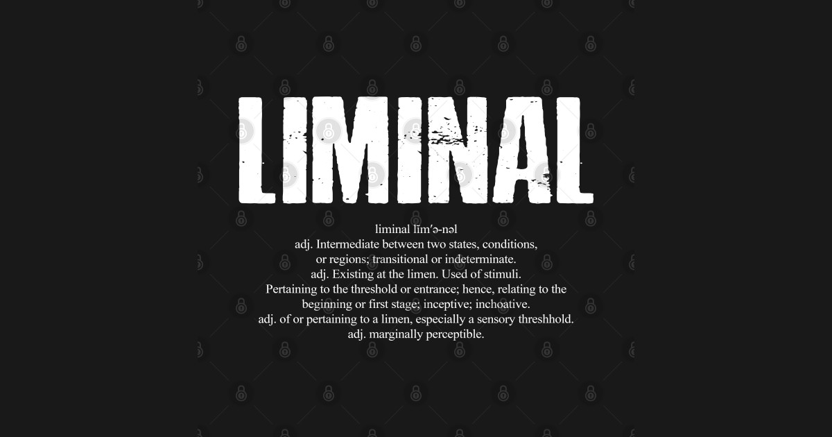Liminal Dictionary Word Definition - Liminal - Posters and Art Prints ...