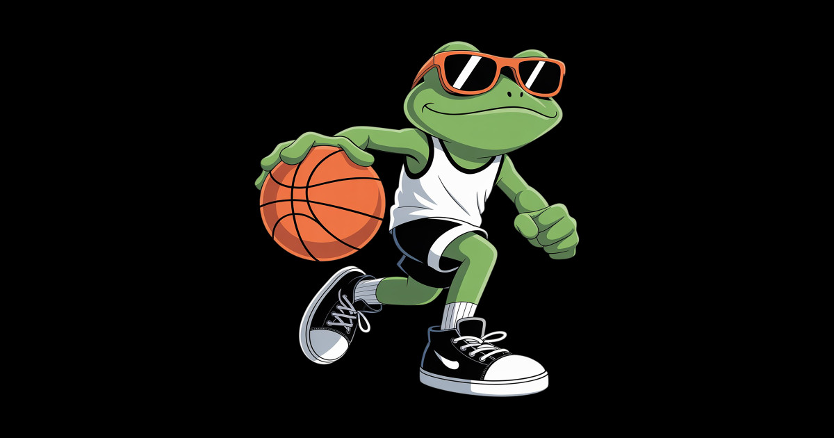 Frogs Basketball - Frogs Basketball - Sticker | TeePublic