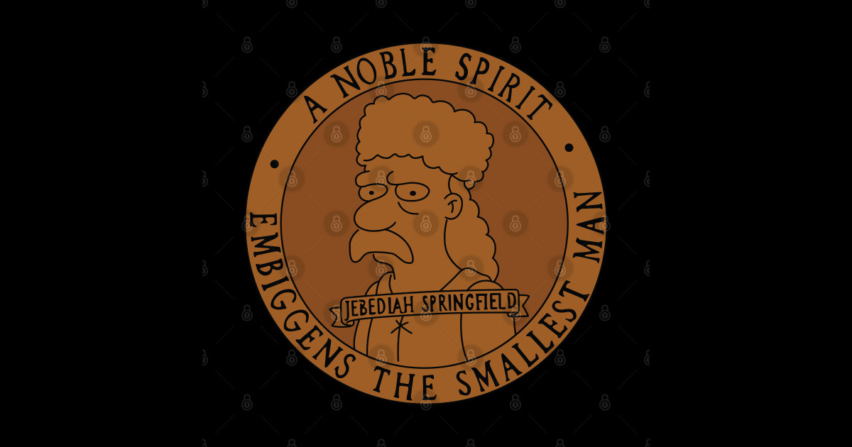 Jebediah Springfield - Simpsons - Sticker | TeePublic