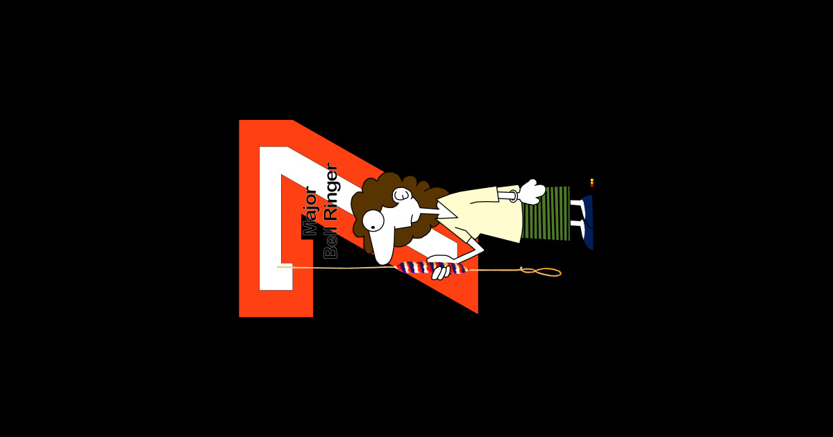 Bell Ringing Major Bell Ringer - Bell - Sticker | TeePublic