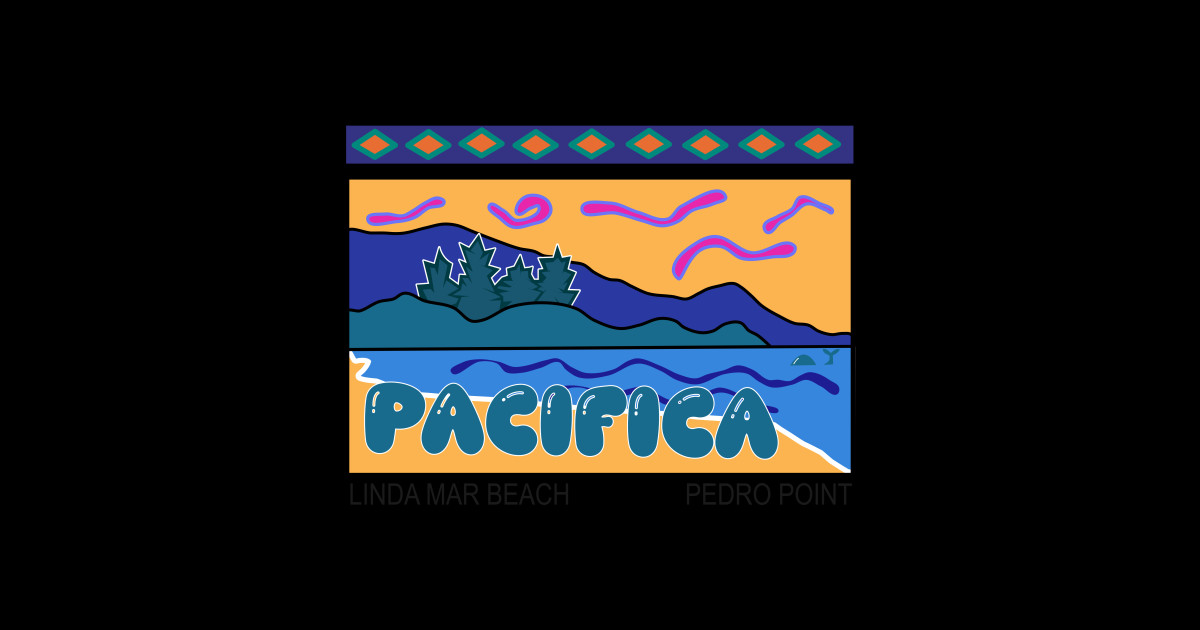 Pacifica / Linda Mar / Pedro Point Landscape - Landscape - Sticker ...
