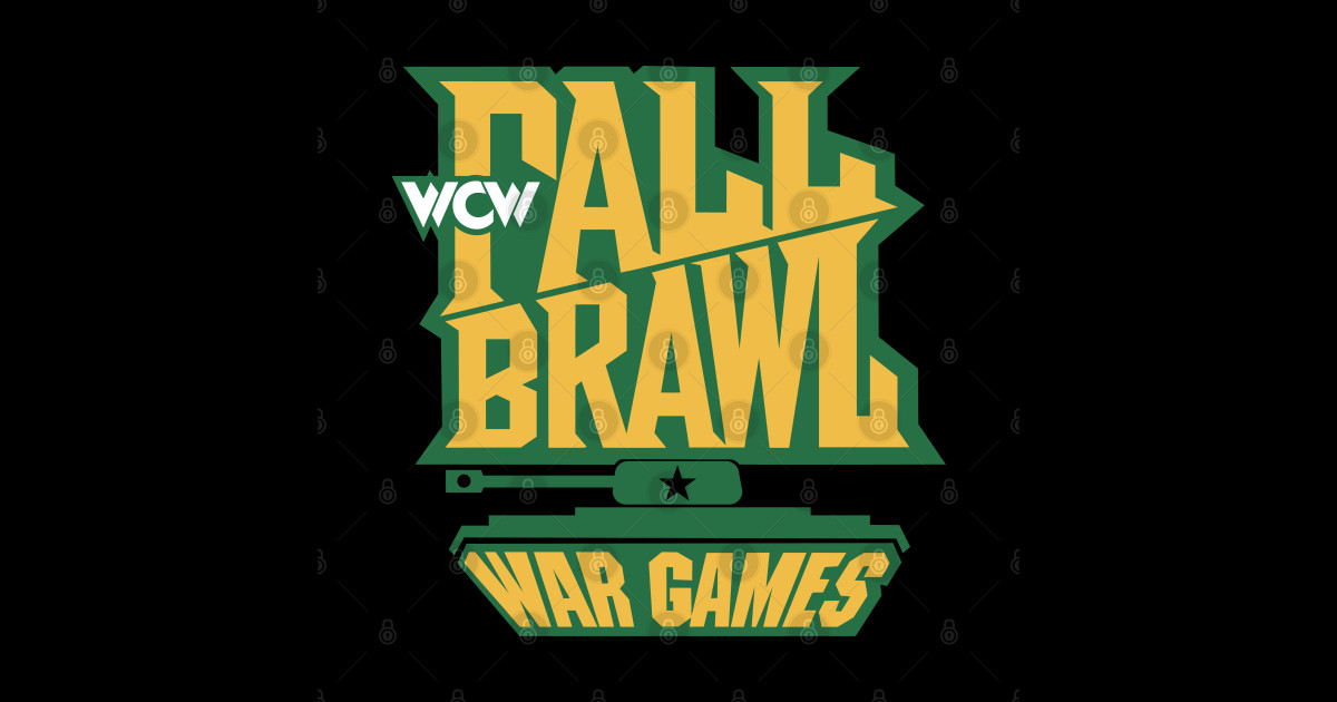 WCW Fall Brawl War Games - Wcw - Sticker | TeePublic