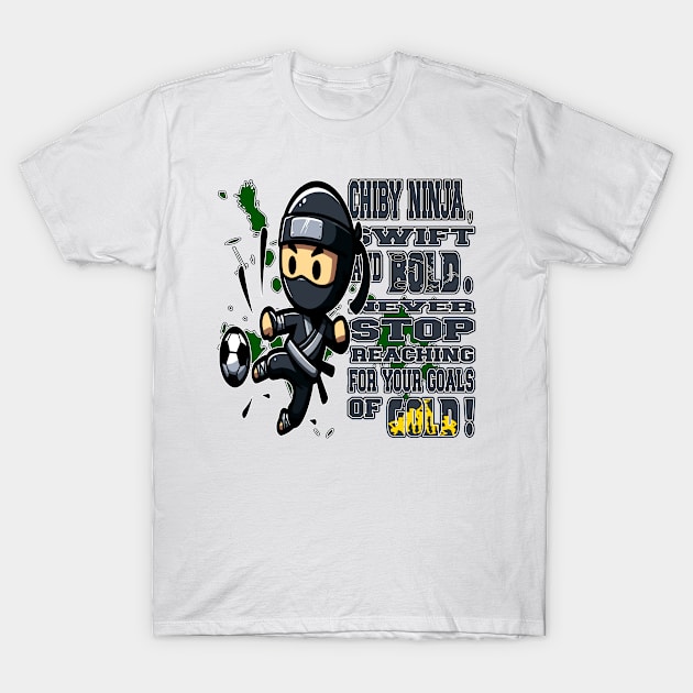 Chibi Ninja Soccer Champion - Chibi - T-Shirt | TeePublic