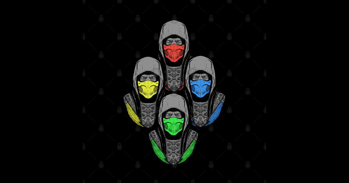 Four Ninjas II - Mortal Kombat Ninja - Sticker | TeePublic